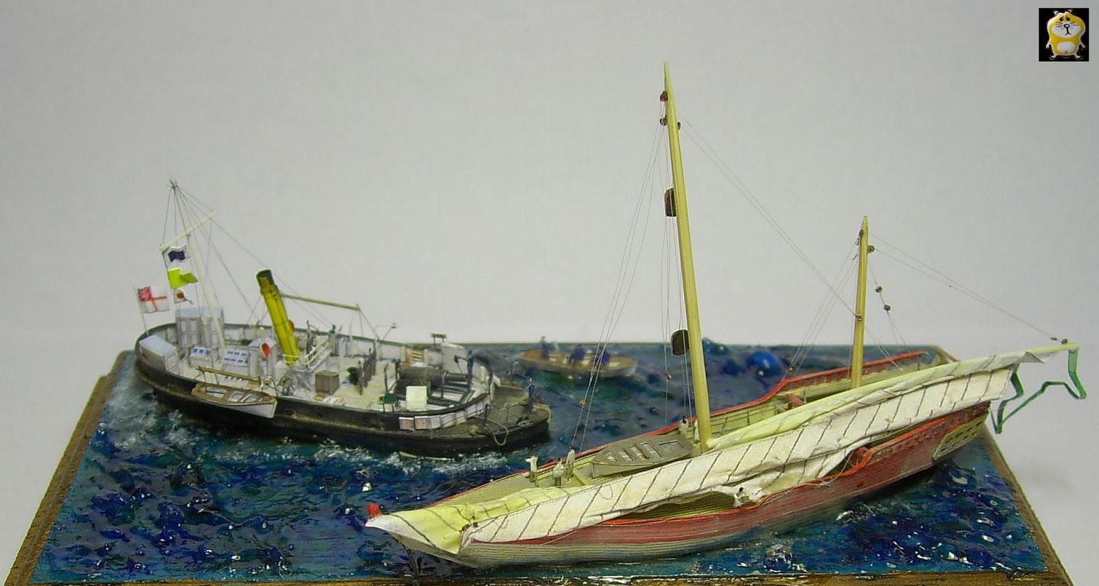 The Mad Hamster's Modelling: Bileciki do kontroli! - HMS "Kite", 1/400