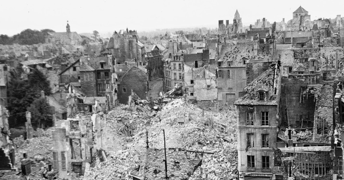 A Fragmented Military History 1940-1945: The Bombing Of Caen - 7th July ...