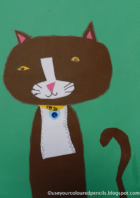 Use Your Coloured Pencils: More Cat Collages