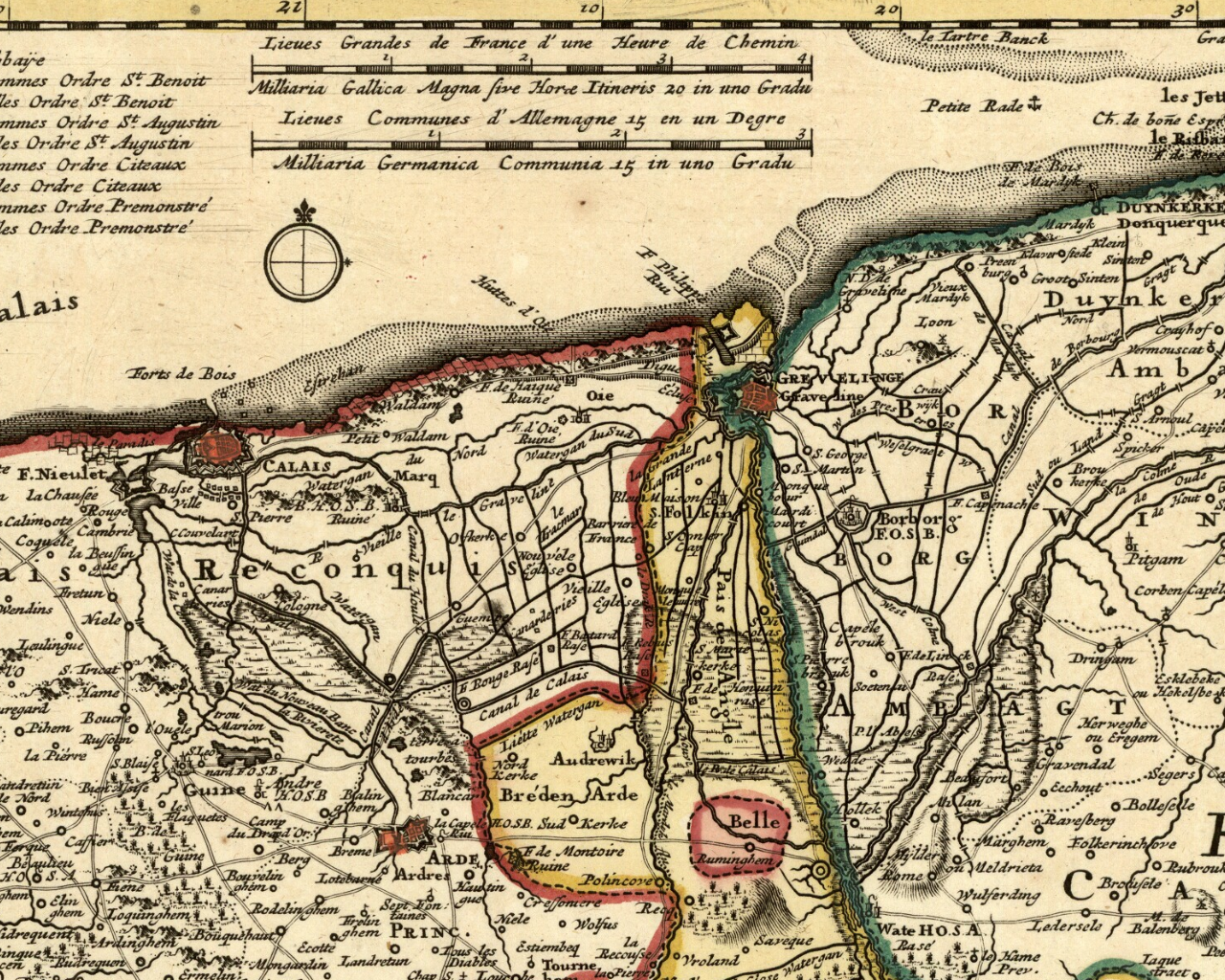Constitutions of Clarendon: Some Maps: Gravelines, St. Omer and Clarmarais