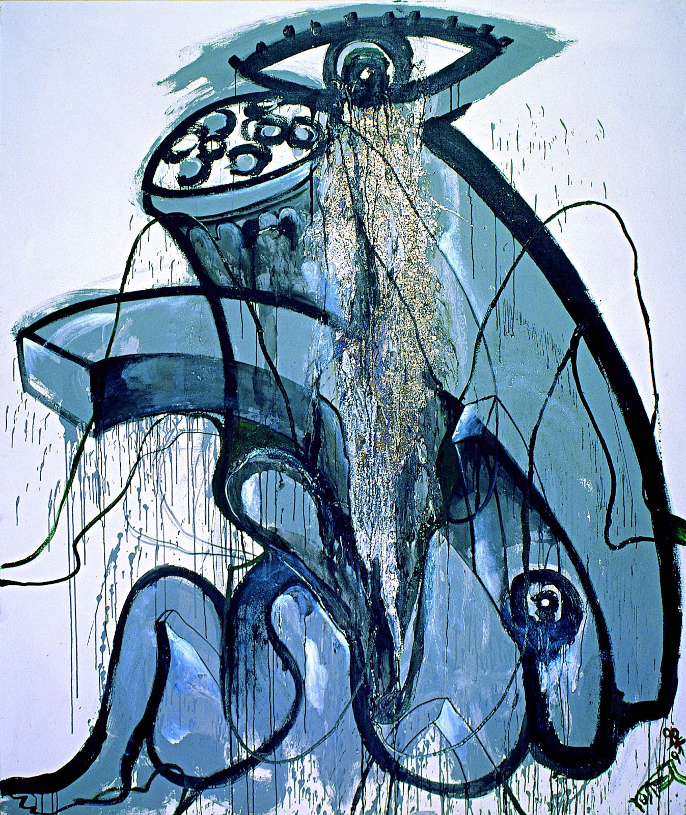 Wolf Vostell, Weinende, 1, 1992