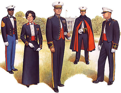 Uniforms of the US Marine Corps ~ Marine Corps