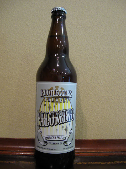 Doing Beer Justice: Bootlegger's Brewery - Palomino American Pale Ale ...
