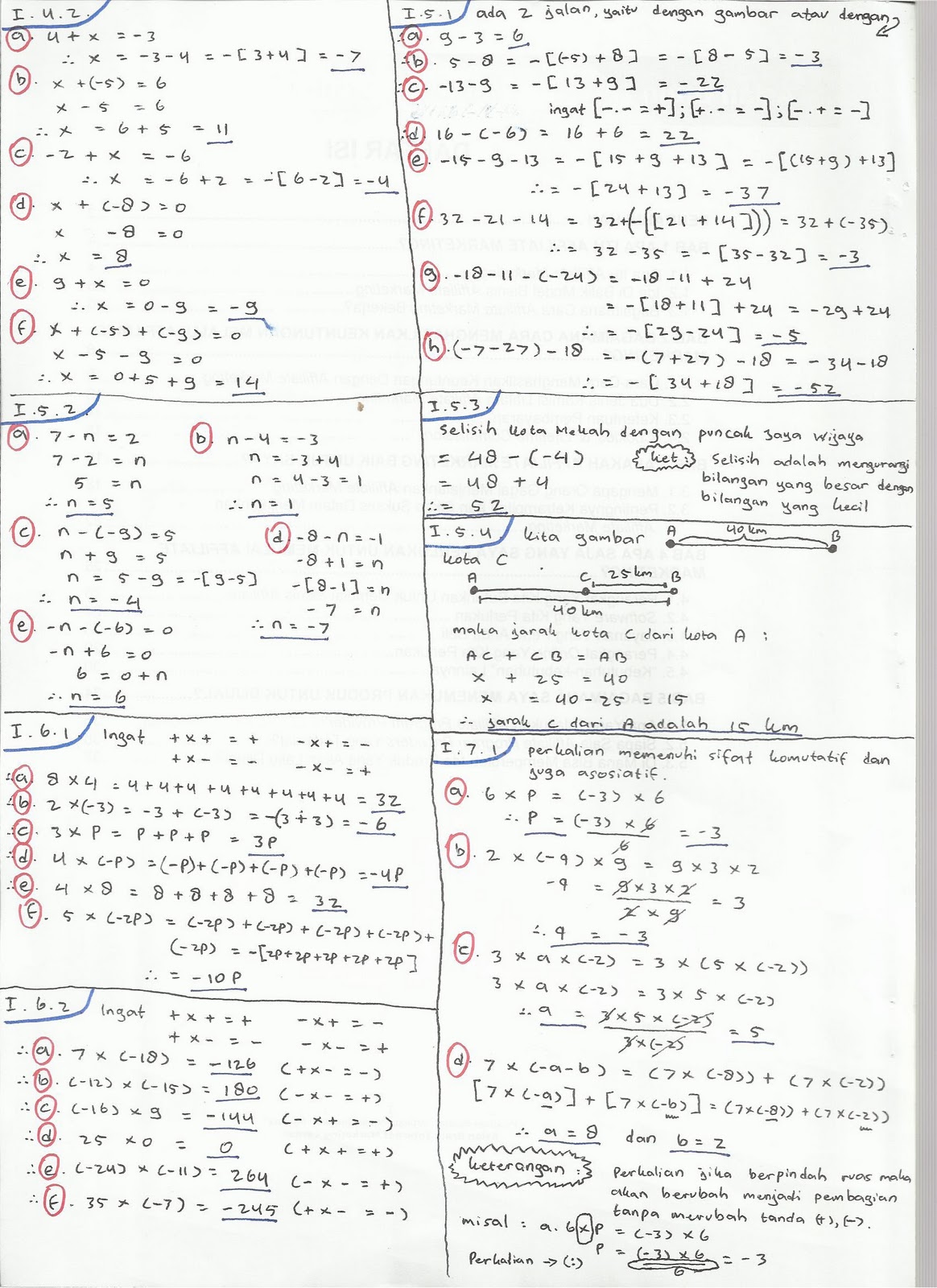 Matematika SMP Kelas 7: Soal Matematika 5.3