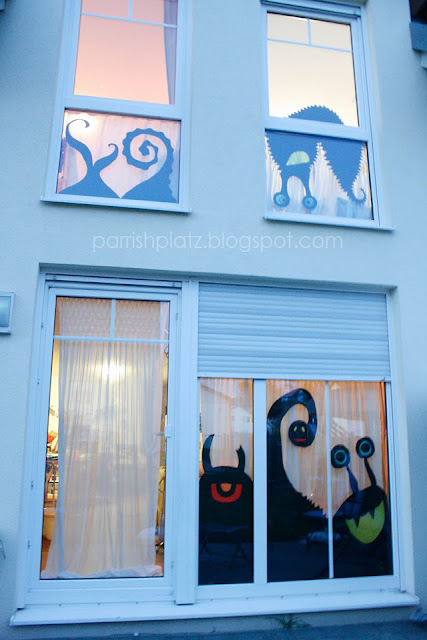 Parrish Platz: Paper Monster Window Silhouettes