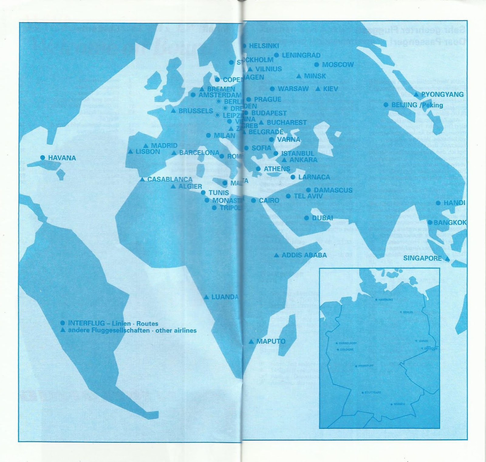 Airline memorabilia: Interflug (1991) "In Deutschland zuhause" [completo]