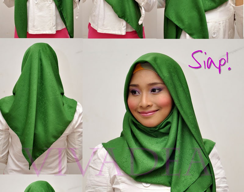 Tutorial Tudung Bawal Hijab Galeria - Tutorial Hijab Cara Memakai ...