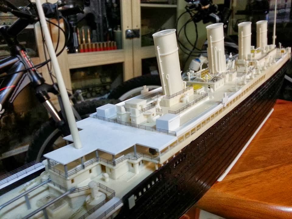 Kitter's Scale Models: H.M.H.S Britannic in Progress