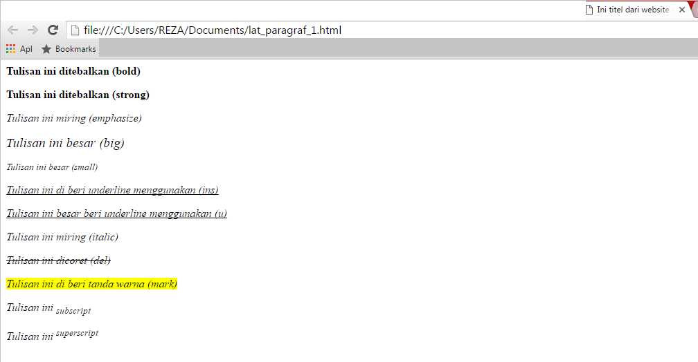 Cara Membuat Paragraf dan Pemformatan Teks di HTML