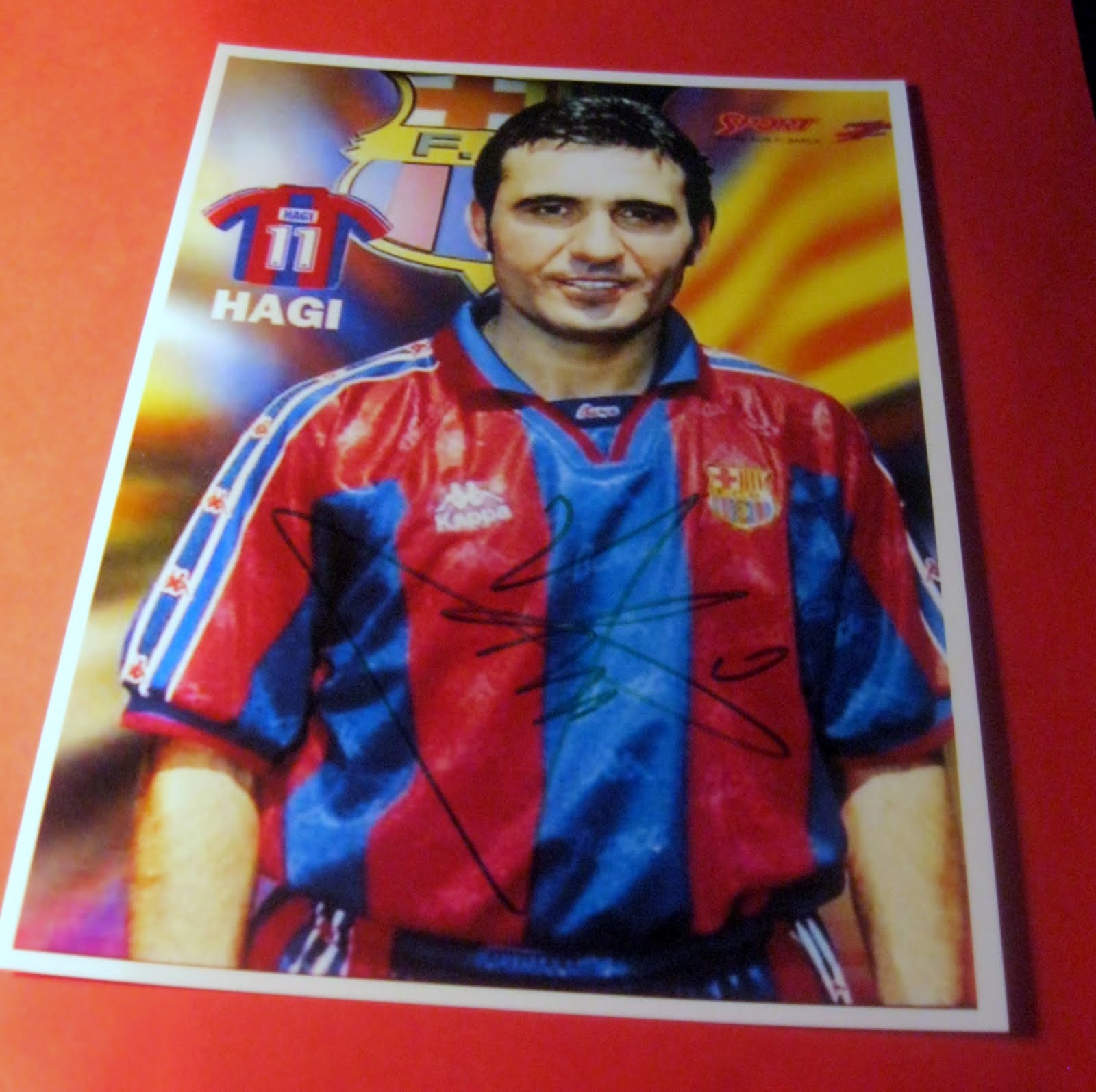 Autograph VIP: Succes 2011: Gheorghe Hagi - perioada Barcelona CF