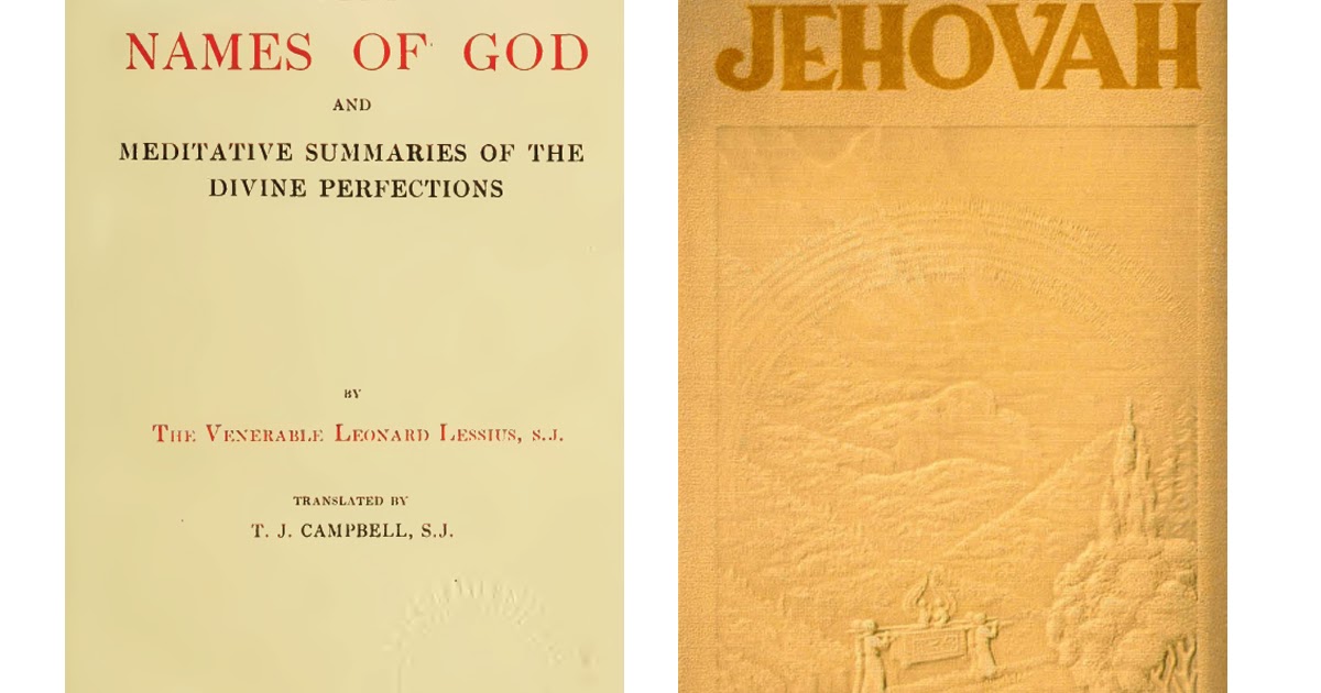 The Book Shelf: Download 200 Books on the Divine Name Jehovah (Yahweh ...