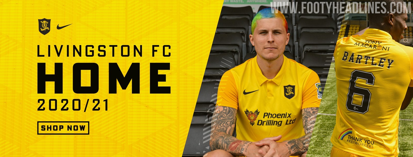 Nike Livingston FC 20-21 Home & Away Kits Released - Footy Headlines