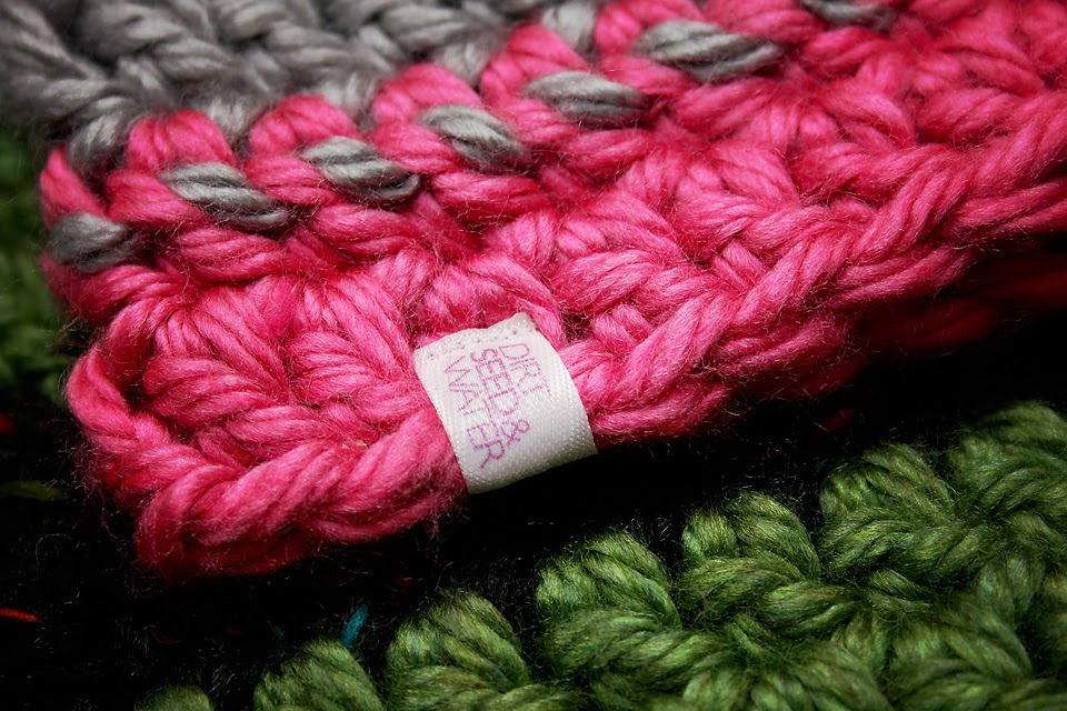 Its a "Johnson" thing....: Beanies with Labels - Crocheted Christmas Gifts