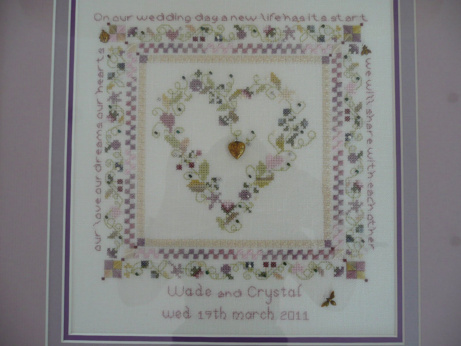 Rapt Up: Wedding Sampler and Charm