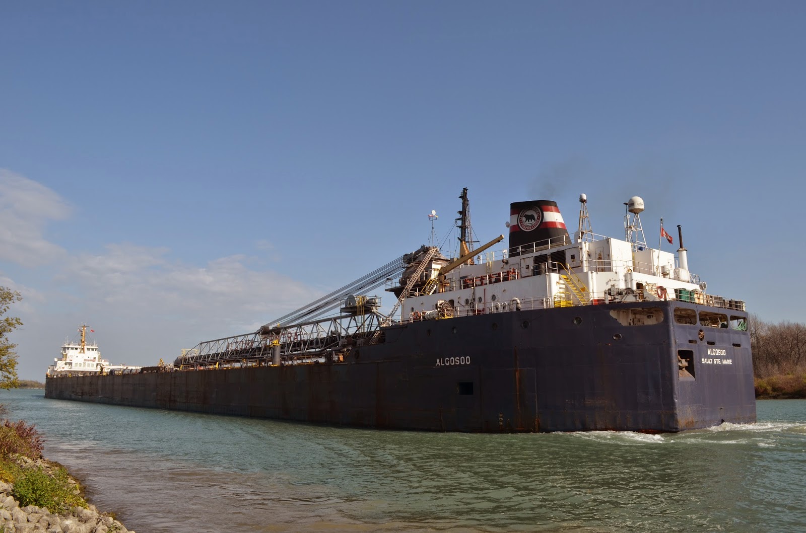 Vessels in the Welland Canal: Algosoo - Self Unloading Bulk Carrier
