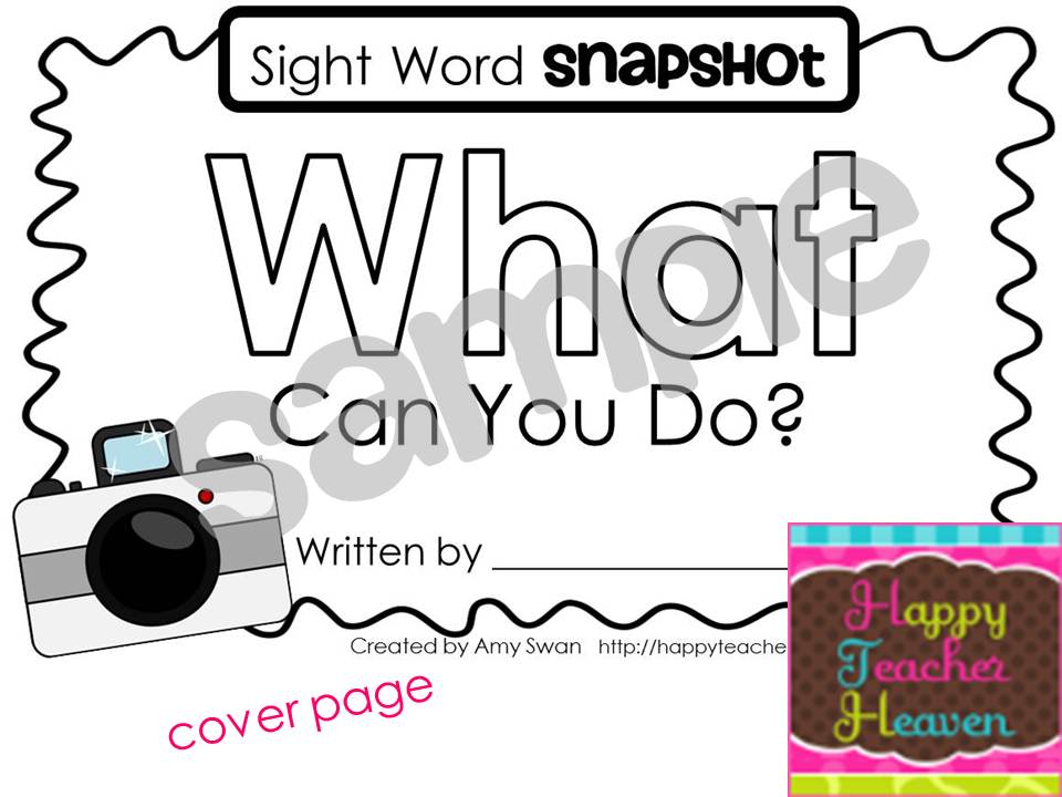 Teaching Blog Round Up: Sight Word Snapshots