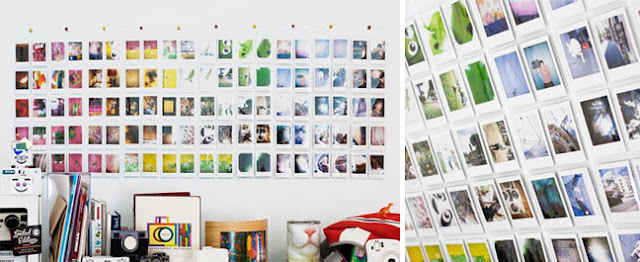whim & whimsy: Polaroid Wall