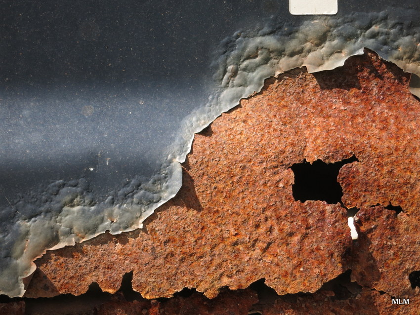 Sweet Leaf Notebook: Beautiful Rusty Grunge : Texture Break