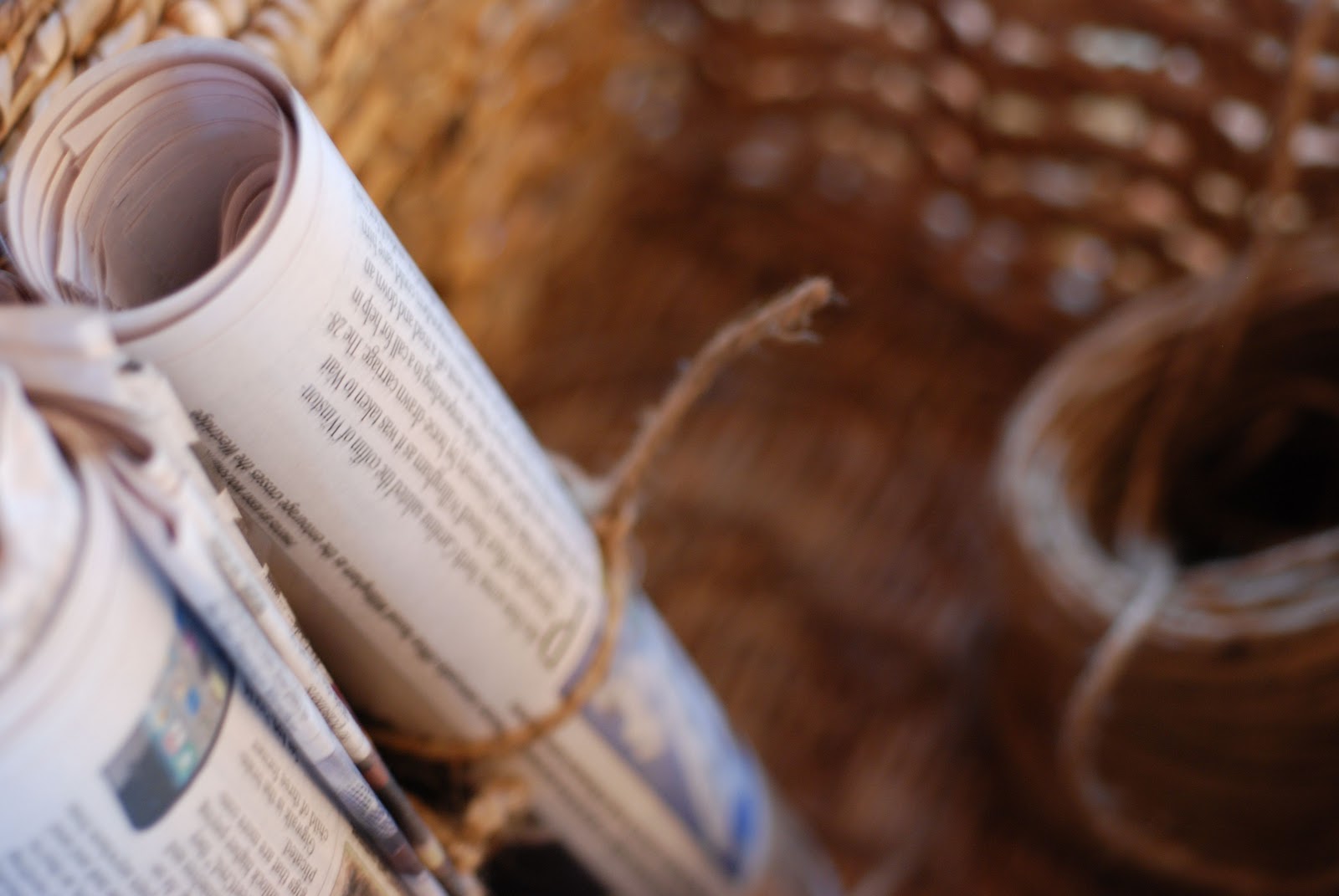 { the vintage wren }: :: newspaper logs