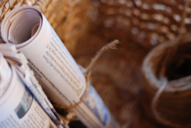 { the vintage wren }: :: newspaper logs