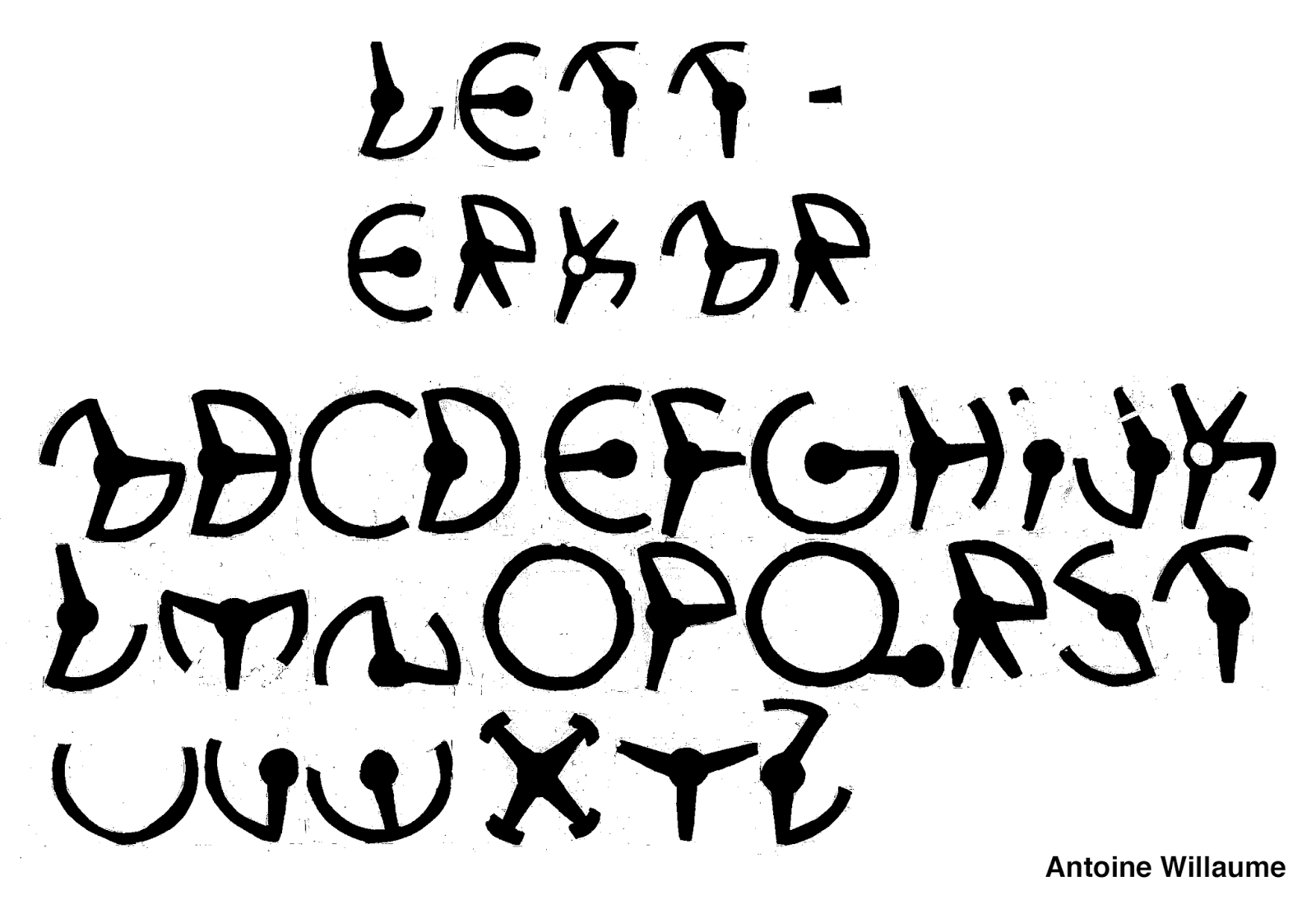 la salle 100: Typo-Module - Premières recherches