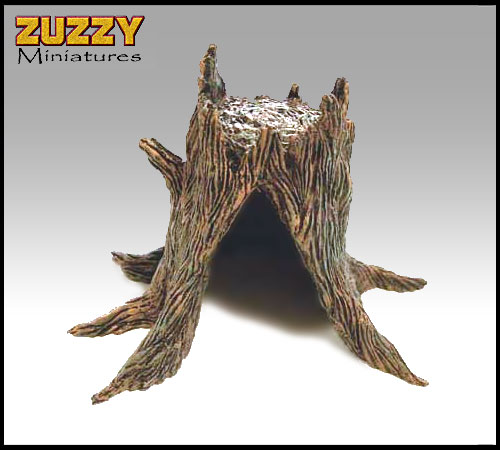 ZUZZY Miniatures Store: The Ruined Land - Giant Hollow Tree Stump