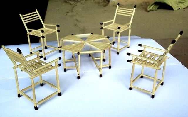 KKR Craft Work : Matchstick Art