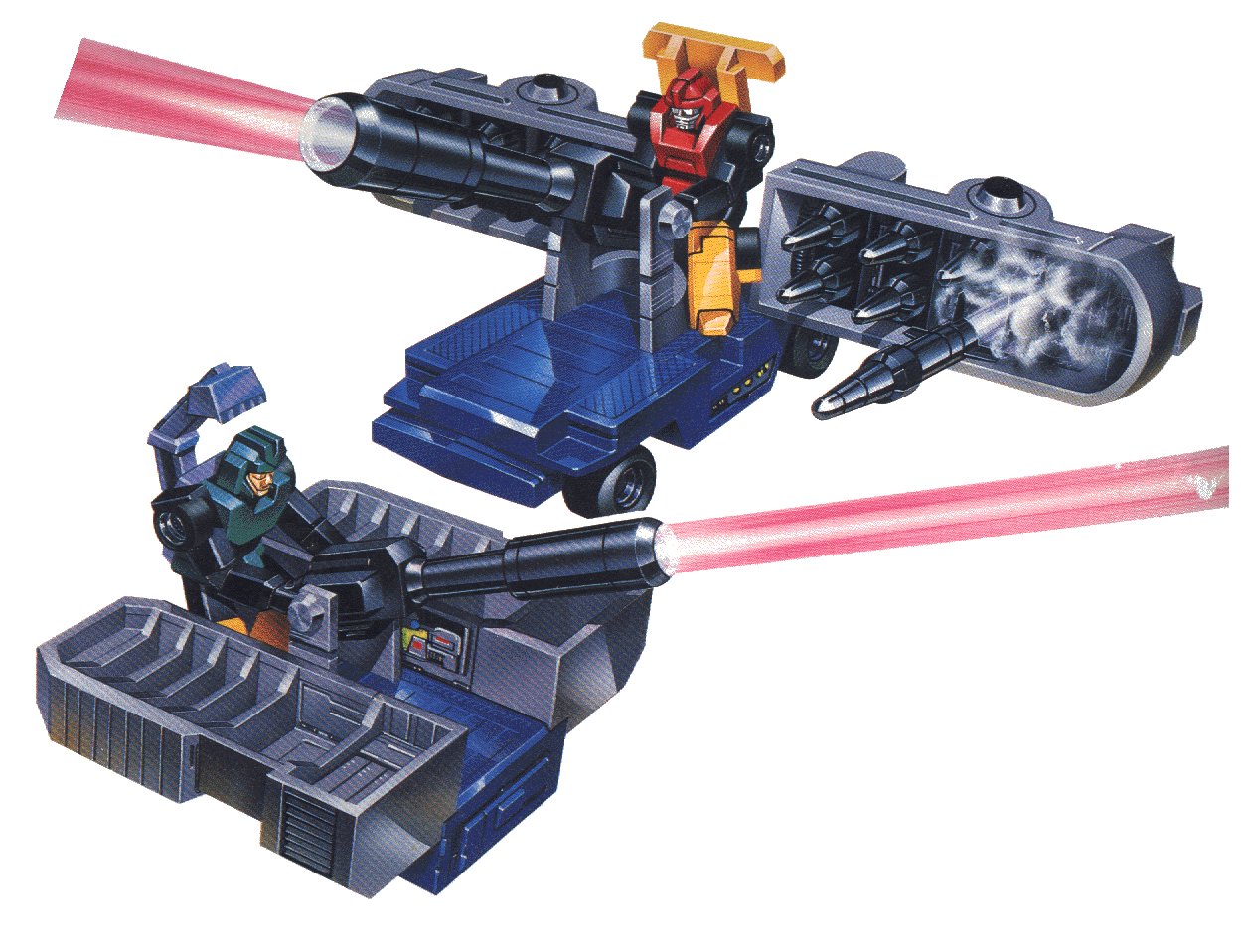 Optimal Omega's Transformers: Micromaster Tanker Truck Combiner Transport