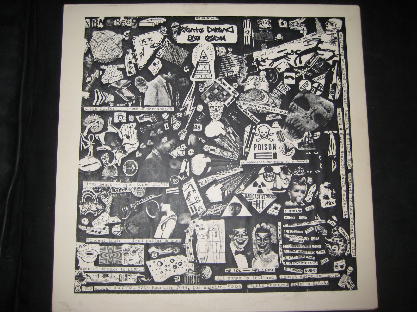 Rock N' Roll Parasite: Anti-Band LP "Only Album" (Zebian Records 1983)