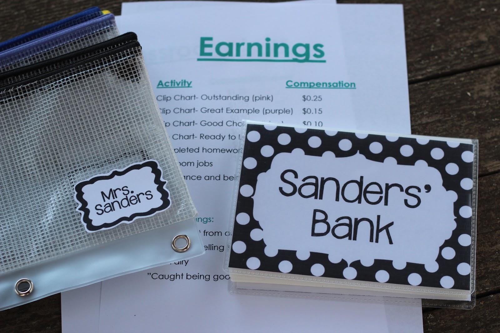 A View Into My Classroom: Classroom Economy System