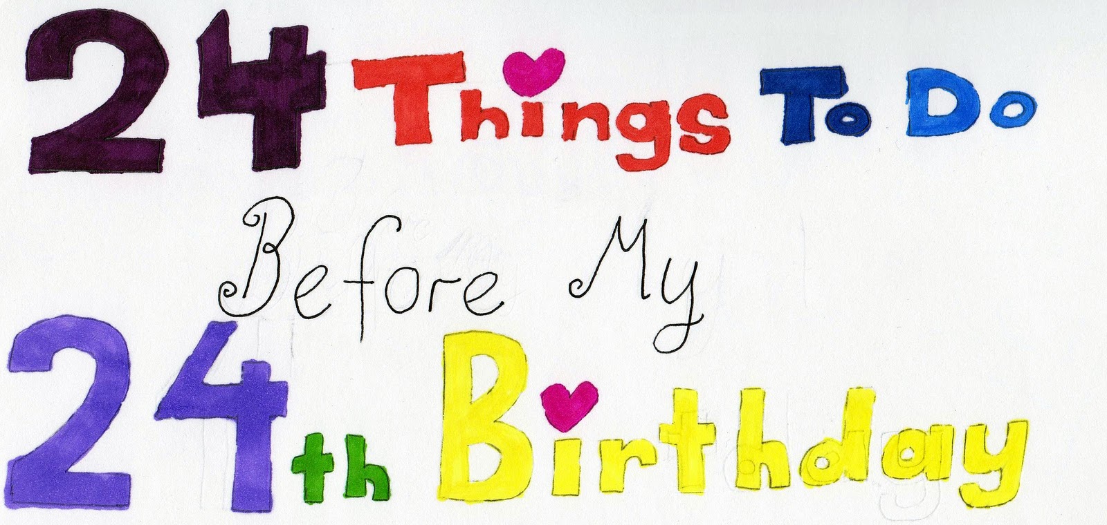 Tarte Aux Fraises: It was my birthday - 24 things before my 24th birthday