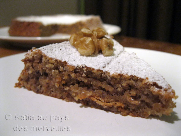 Katia au pays des merveilles: Gâteau aux noix de grenoble
