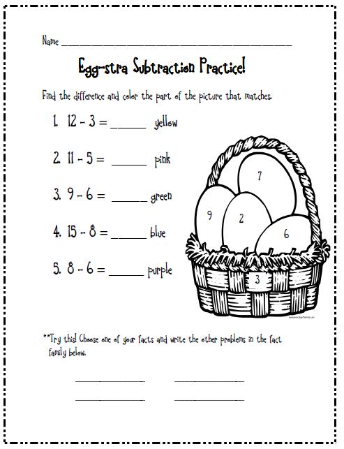 Stepping into First Grade: Another Easter post!