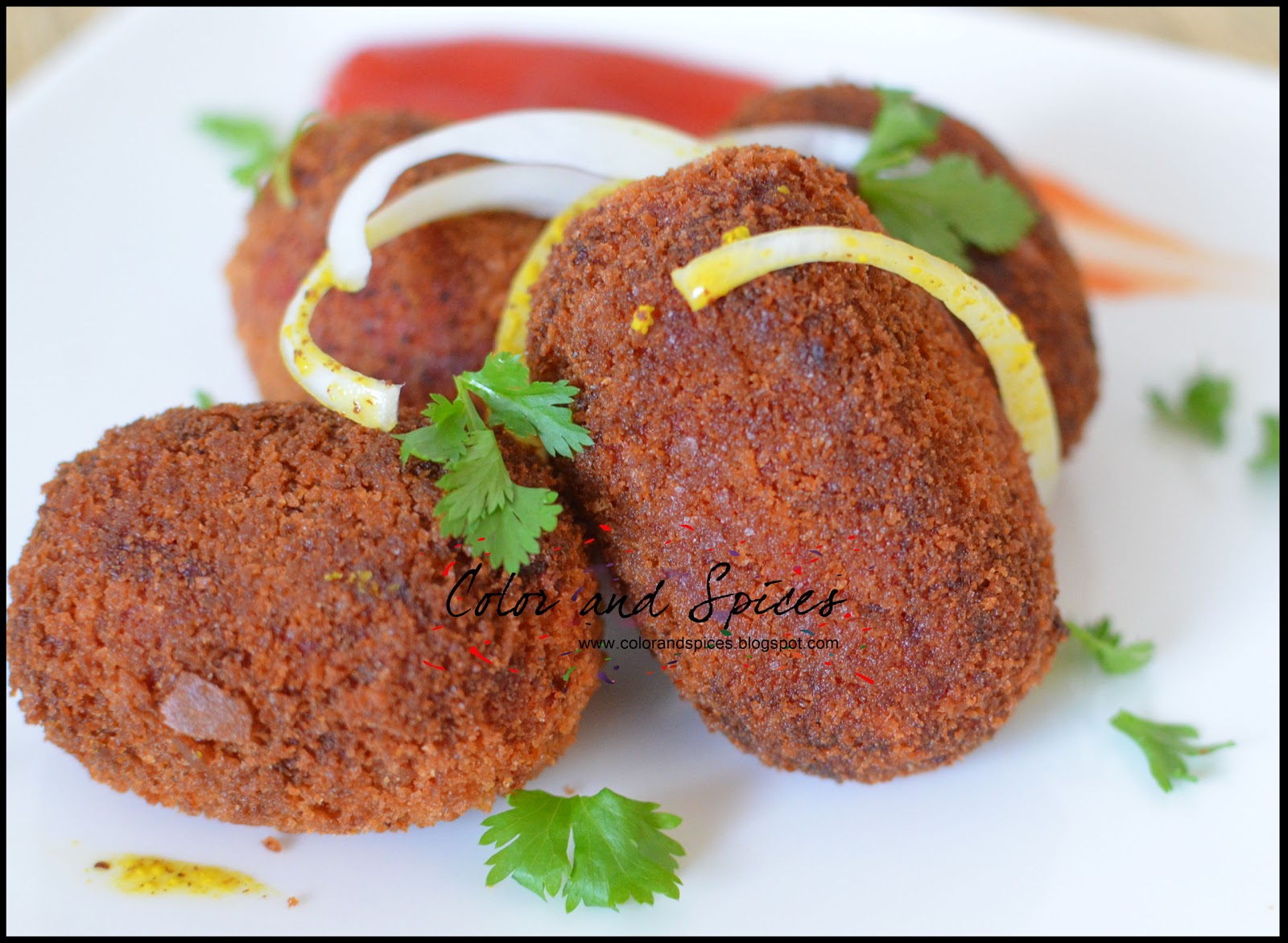 Color and Spices: Vegetable chop..