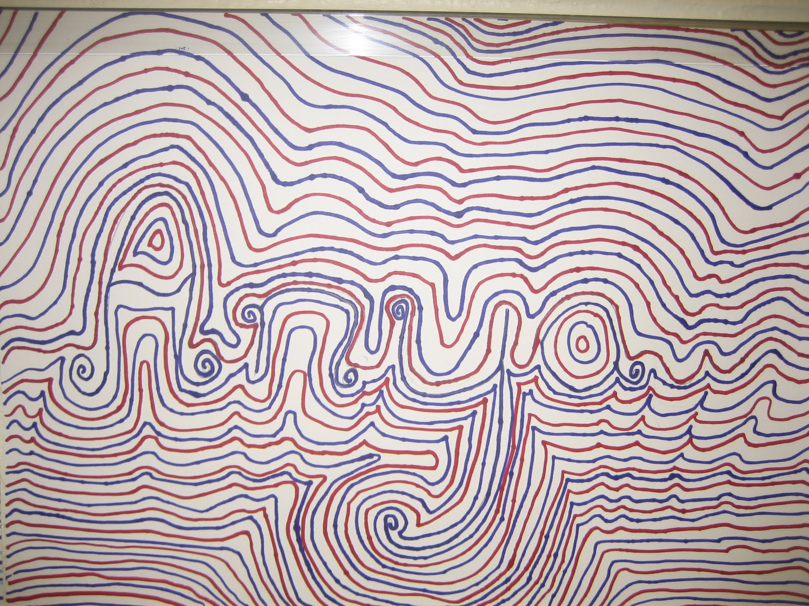 Creations from Young Minds: Fourth Grade: Name Line Design