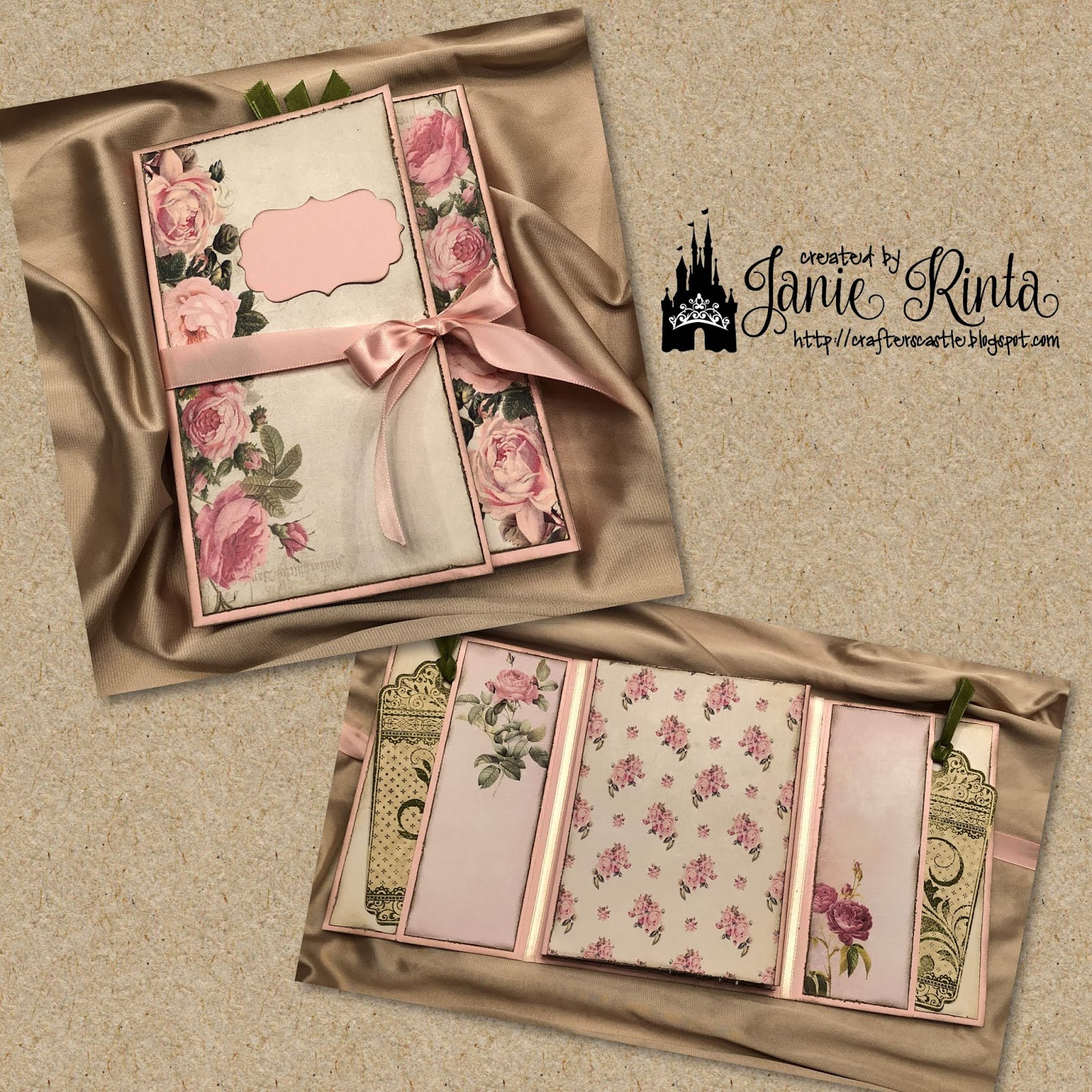 Crafter's Castle: 5x7 Flip & Fold Mini Album Tutorial