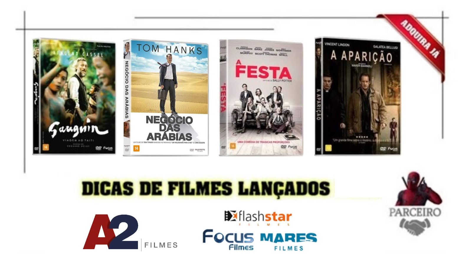 DICAS DE FILMES LANÇADOS PELA A2 FILMES (MARES, FLASHSTAR E FOCUS ...