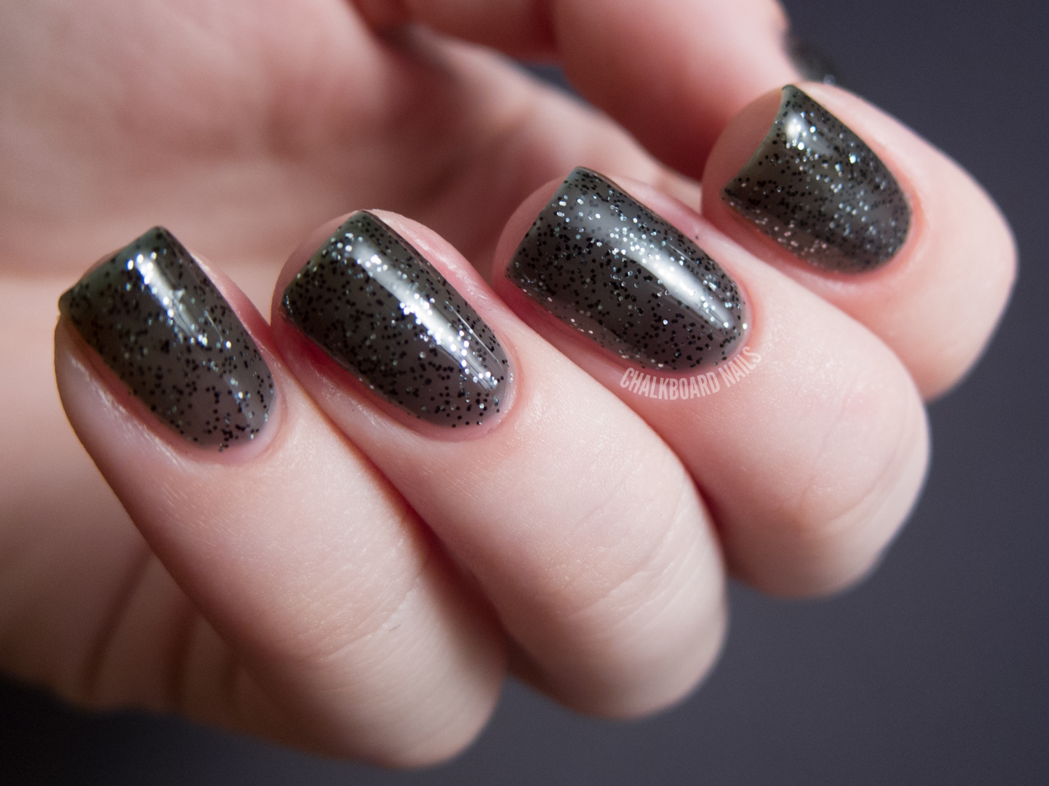 Azature Black Diamond | Chalkboard Nails | Nail Art Blog