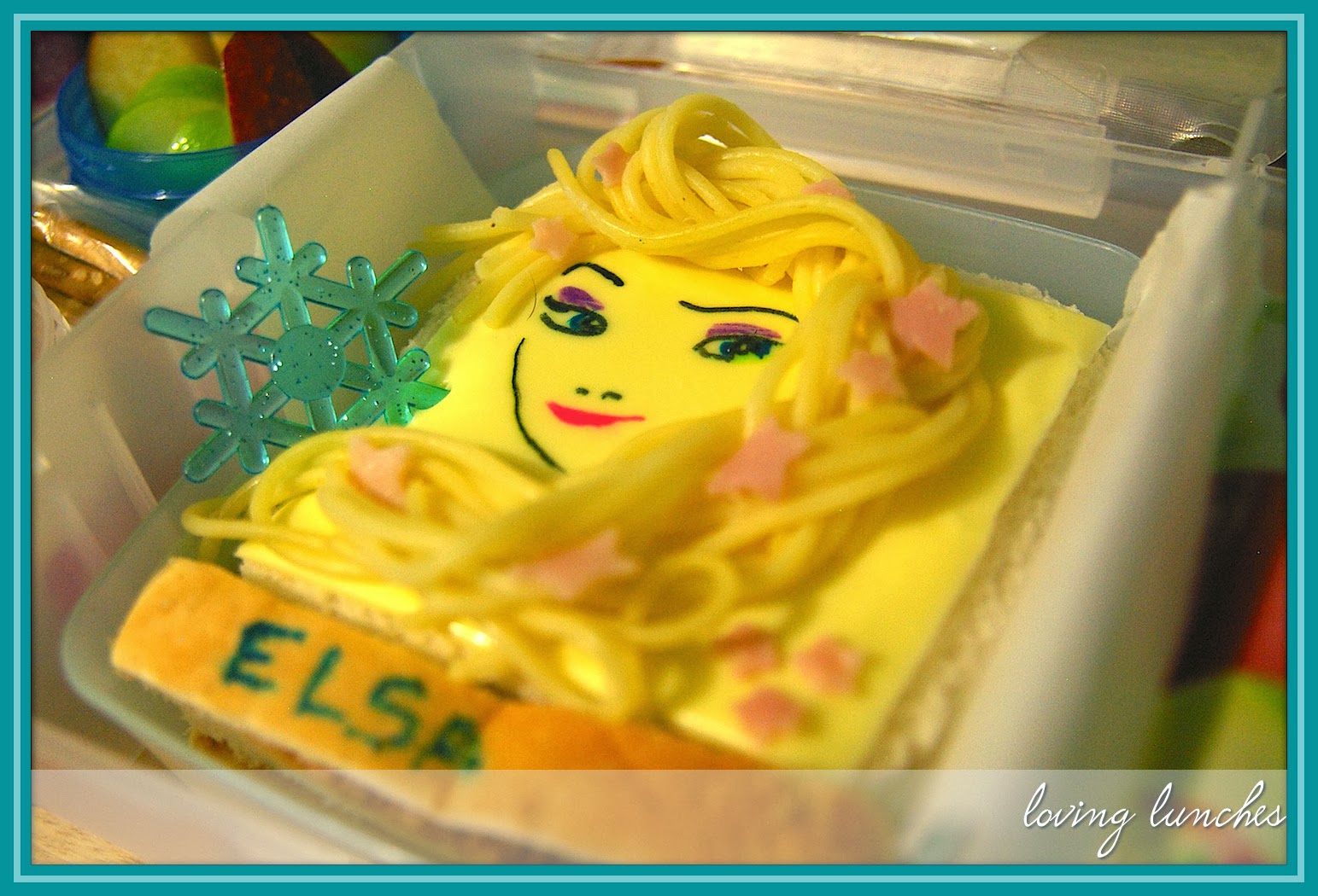 Loving Lunches: Frozen Elsa Lunch