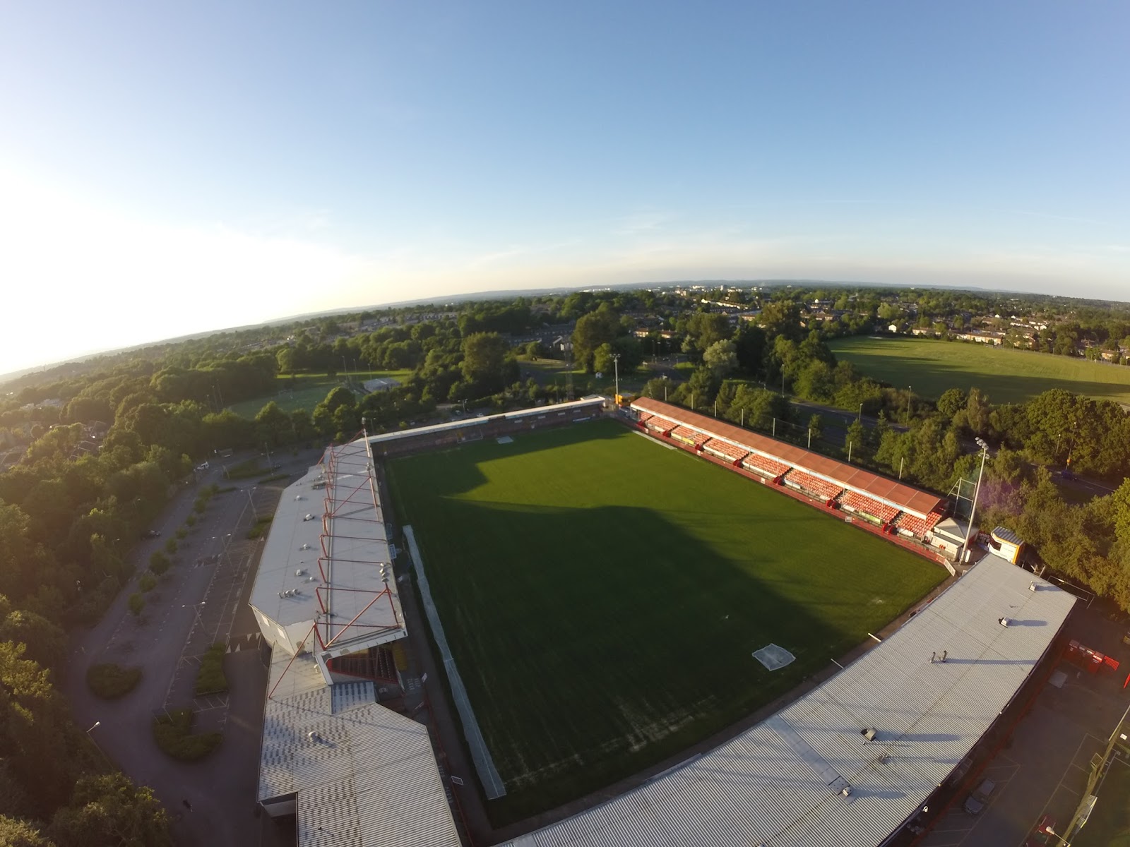 Aerial Britain: FOURTEEN PICTURES: Broadfield Stadium, Crawley Town FC ...