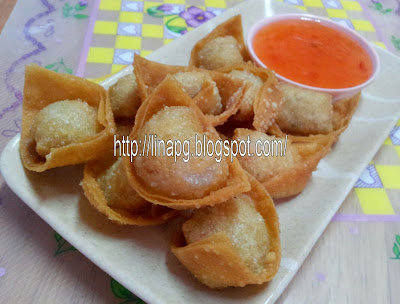 Wantan Goreng Dan Tutorial Melipat Kulit Wantan/Wanton - TERATAK ...