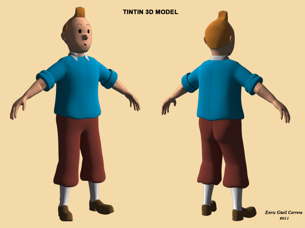 3D Creation: Tintin 3D