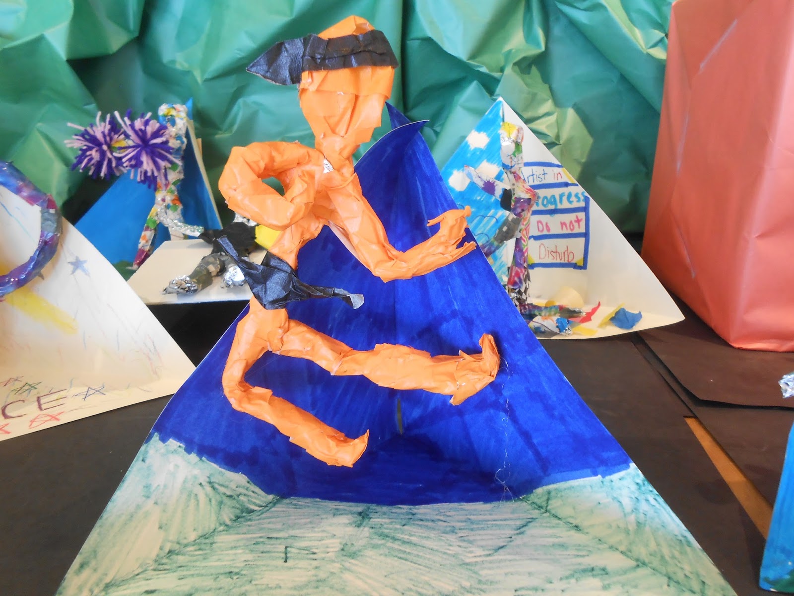 Tesago Art at Shenendehowa C.S.D.: 5th Grade Gesture Sculptures
