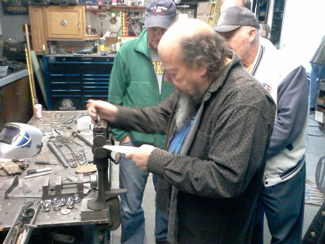 Metal Work by Doug Rutley: A shop tour with Ron Finch