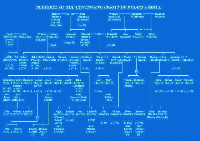 THE PIGOTT FAMILY OF QUEEN'S COUNTY, IRELAND; SOME ANCESTRAL ...