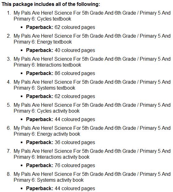 Reading and Learning Resources: P5/P6 Science