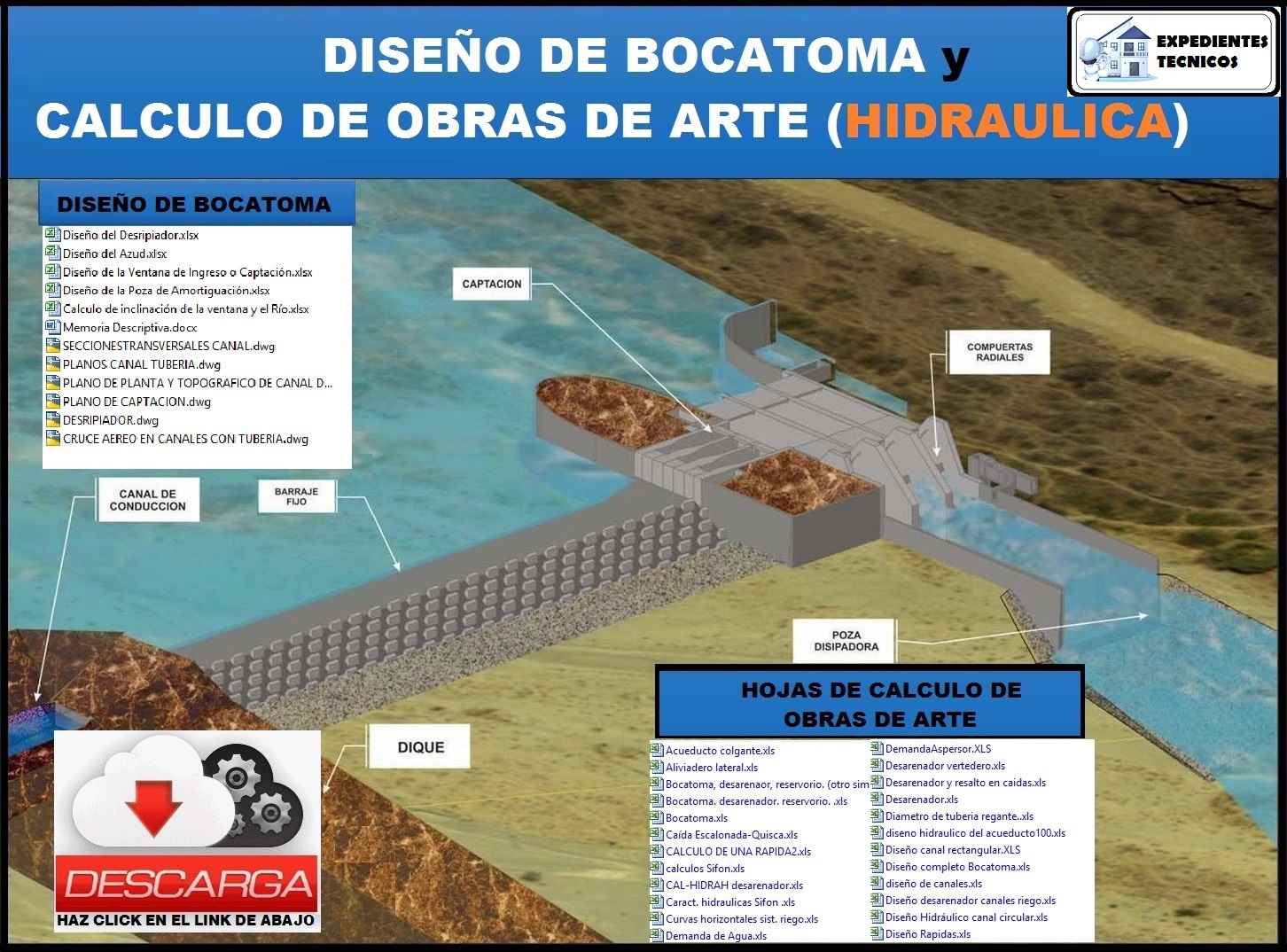 Expedientes Tecnicos y Perfiles de Proyectos: Diseño de Bocatoma, (mas ...