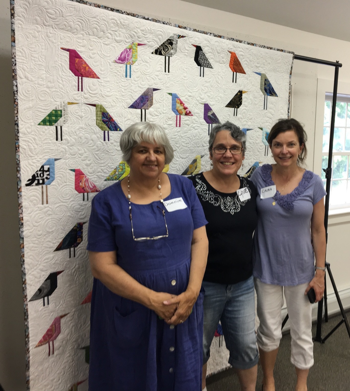 The Patchery Menagerie: Birds, Birds, Birds Class at Quilted Threads