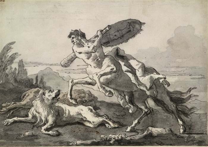Spencer Alley: Giandomenico Tiepolo centaur drawings