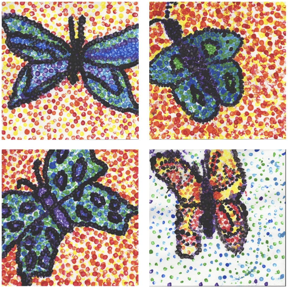 The Rolling Artroom: Butterflies & Pointillism (4-6 Grade)
